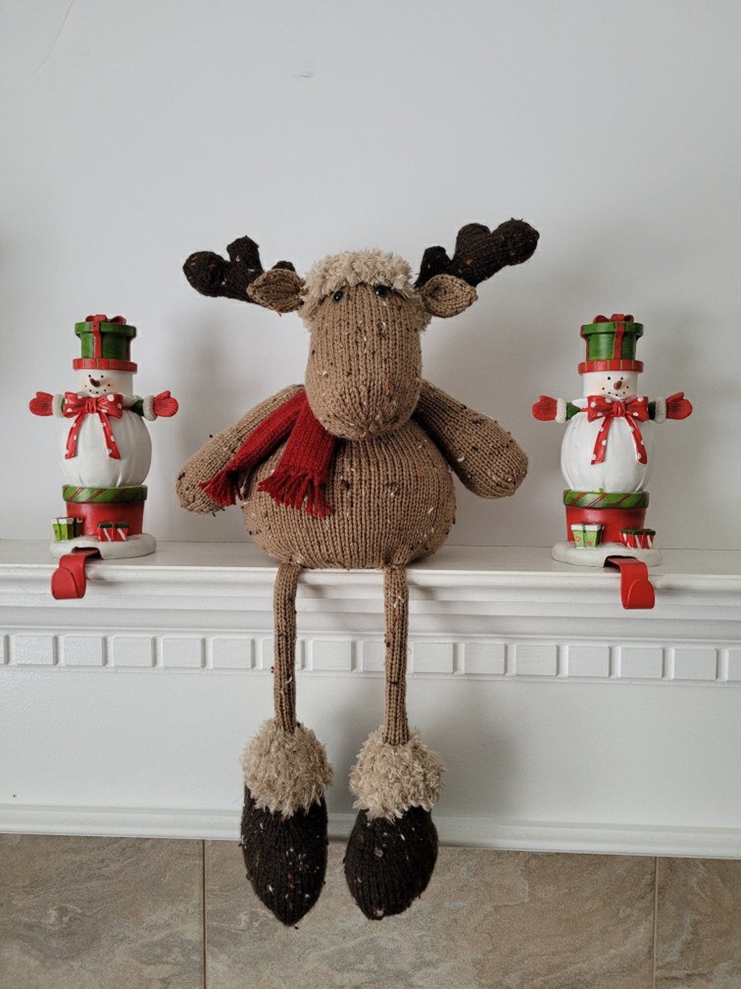 Moose on the Shelf (DIGITAL KNITTING PATTERN - Etsy
