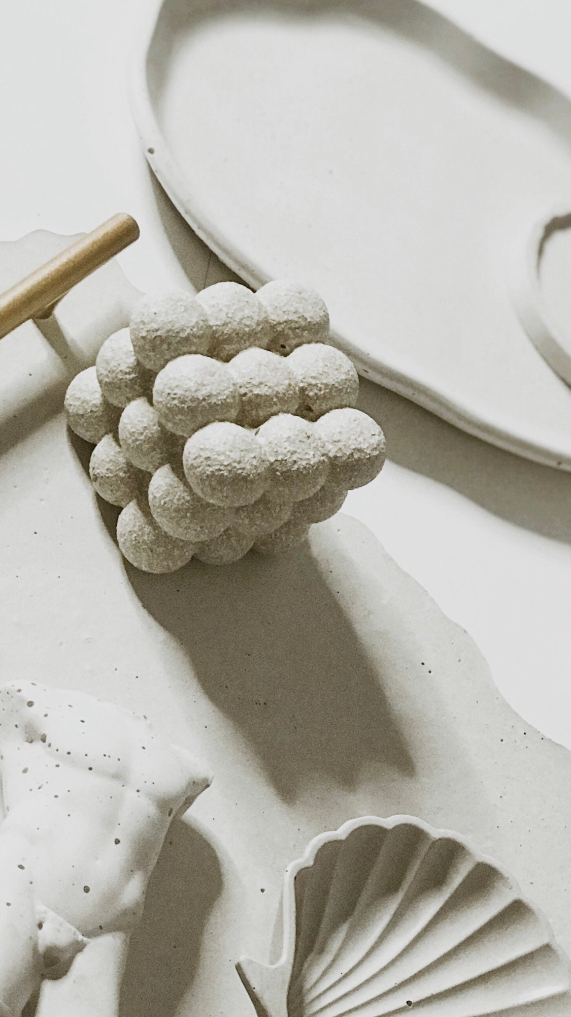 Textured Concrete Bubble Cube. Bubble Cube - Etsy UK