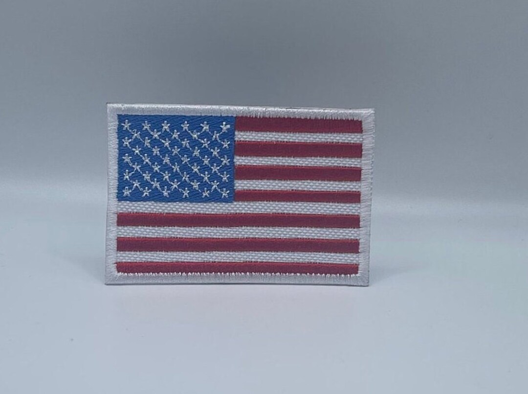 American Flag Patch,hook and Loop Patch,usa Flag Patch Iron on Patch ...