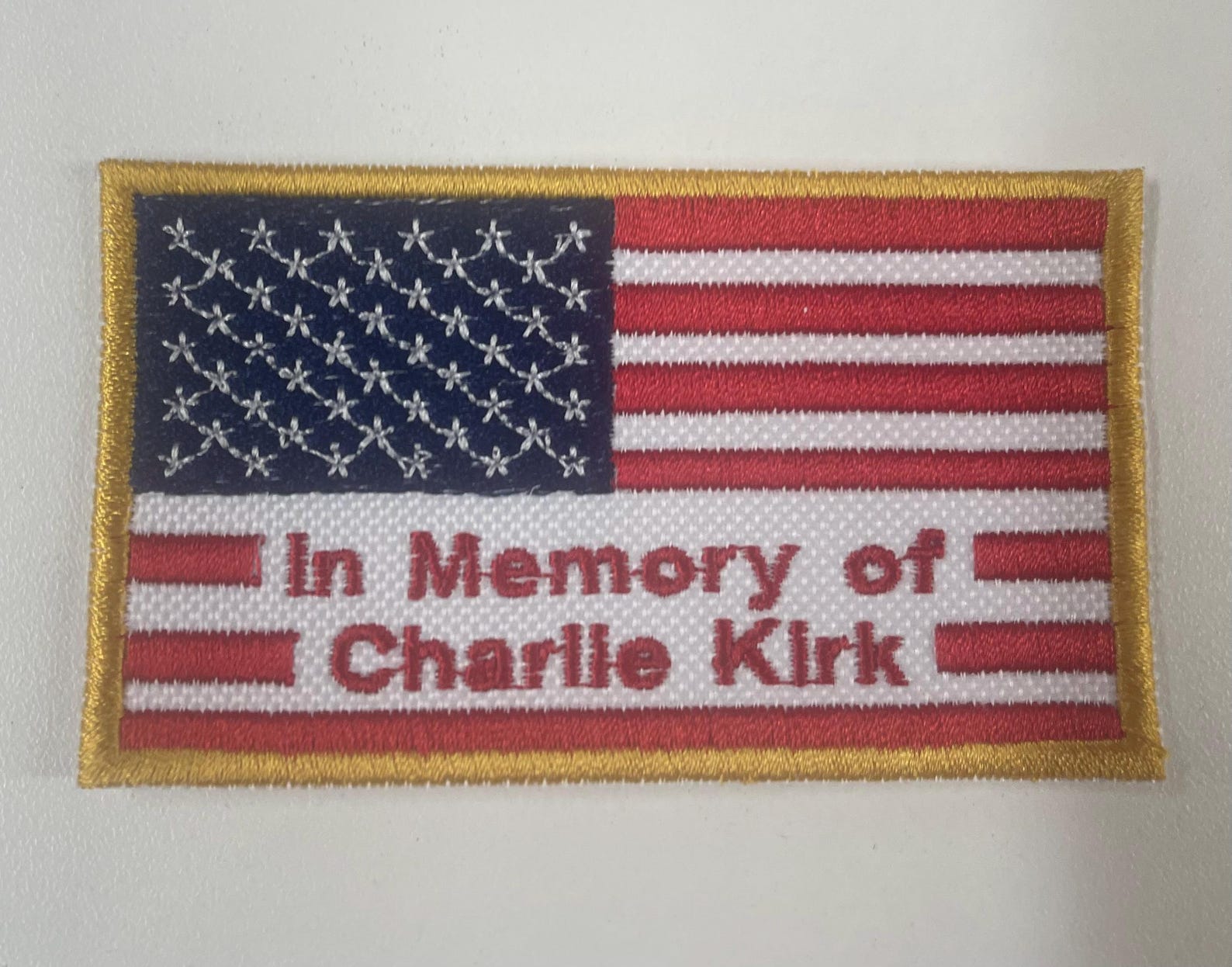 Charlie Kirk Patriot Patch: USA Made Embroidered Iron-on - Etsy