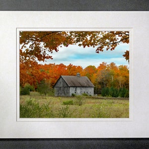 Grey Barn Fall Colors, Door County, Wisconsin - Etsy