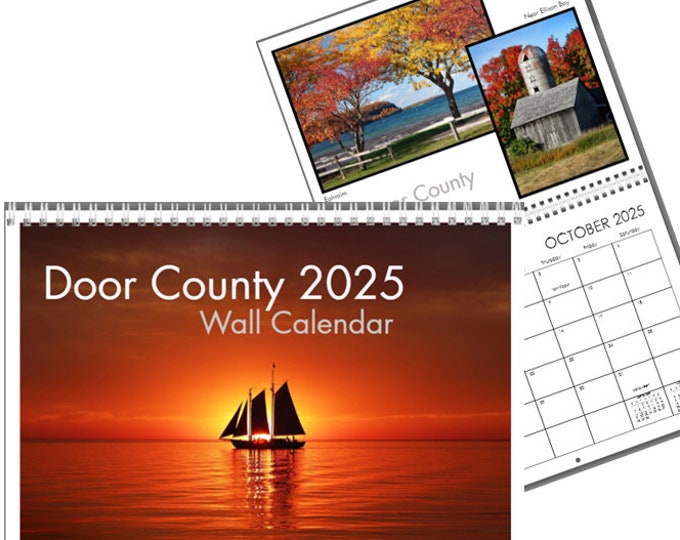 Door County 2025 Wall Calendar - Etsy