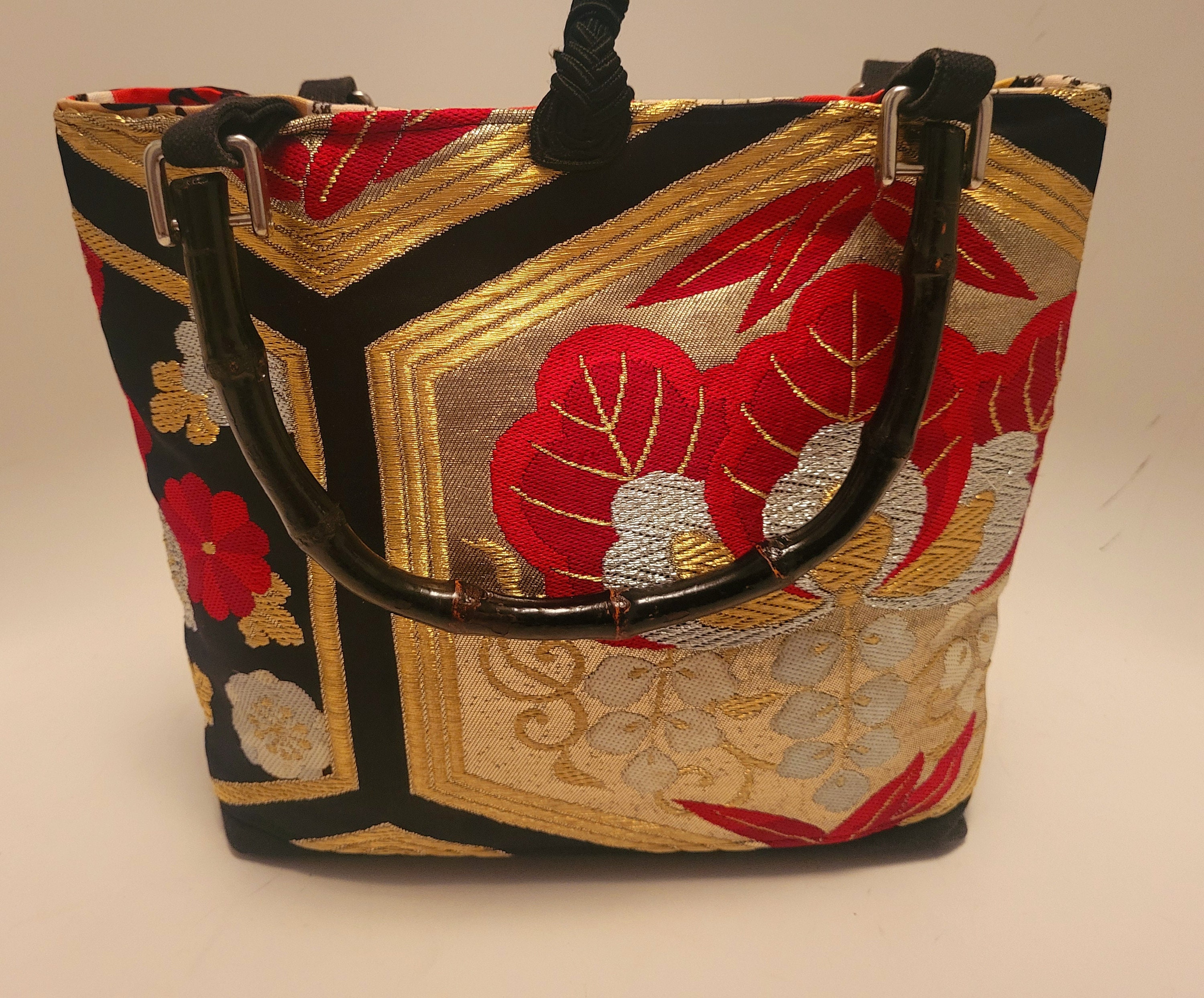 Vintage Musubi Japanese Kimono Bag - Etsy