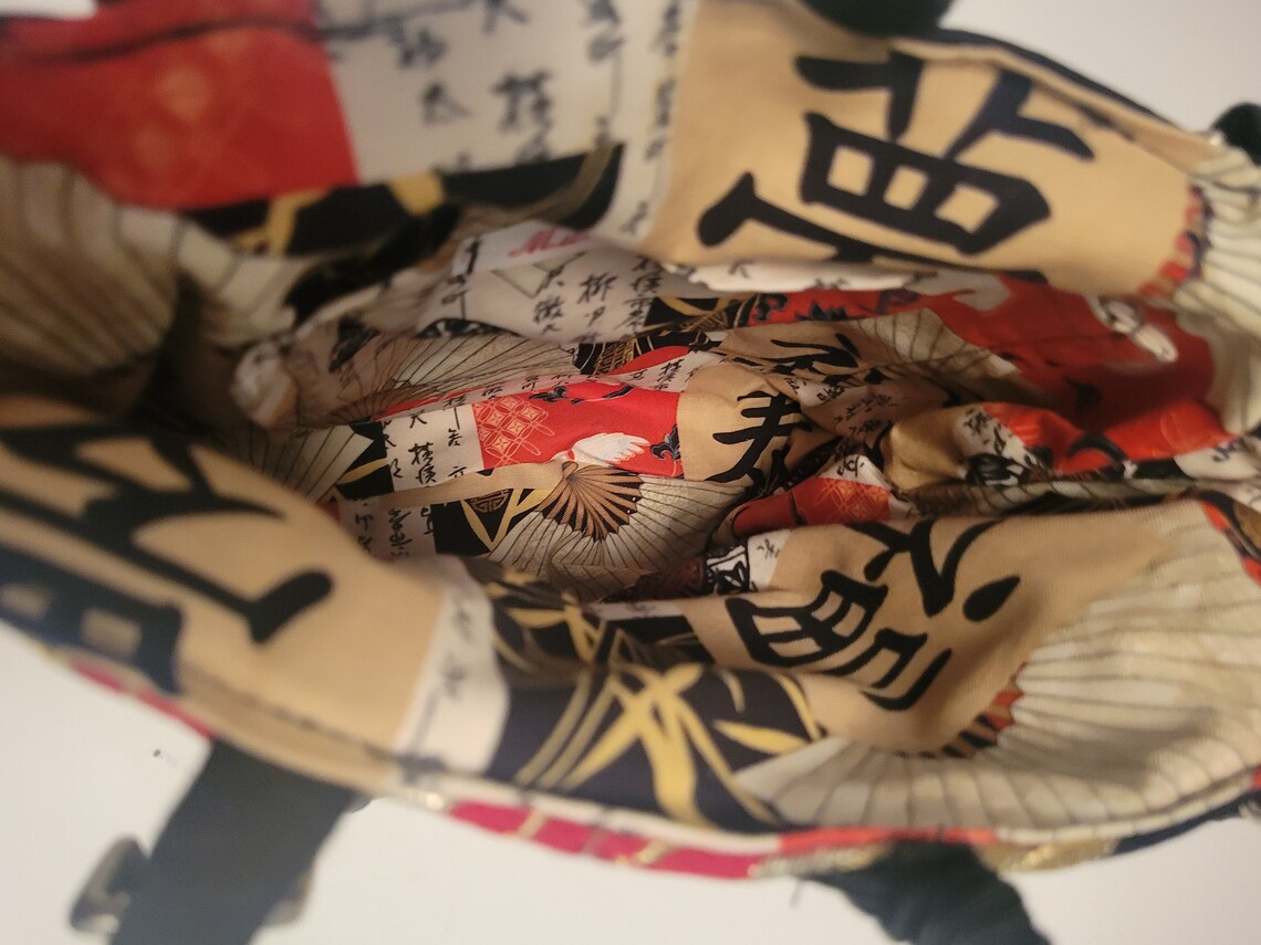 Vintage Musubi Japanese Kimono Bag - Etsy