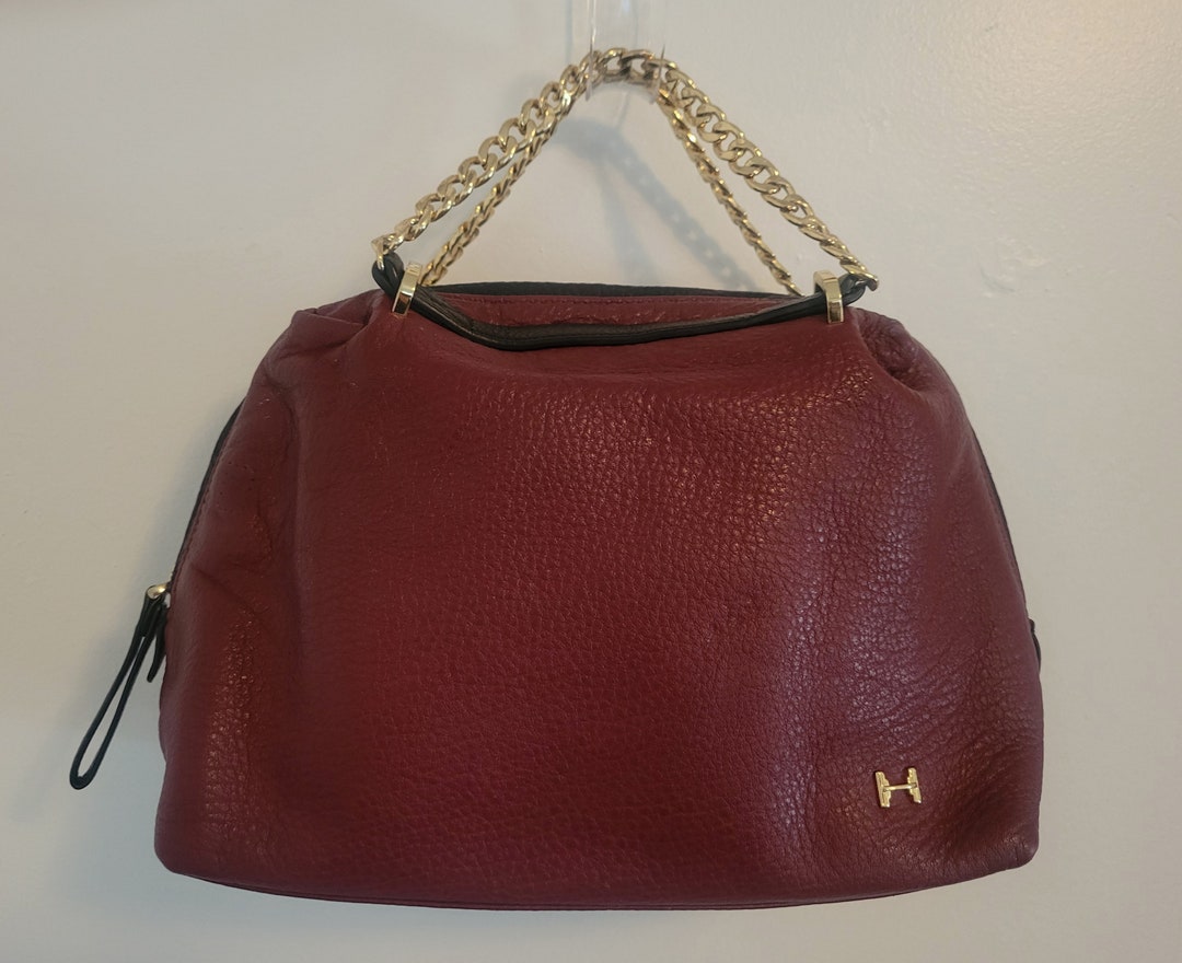 Halston Heritage Leather Satchel - Etsy