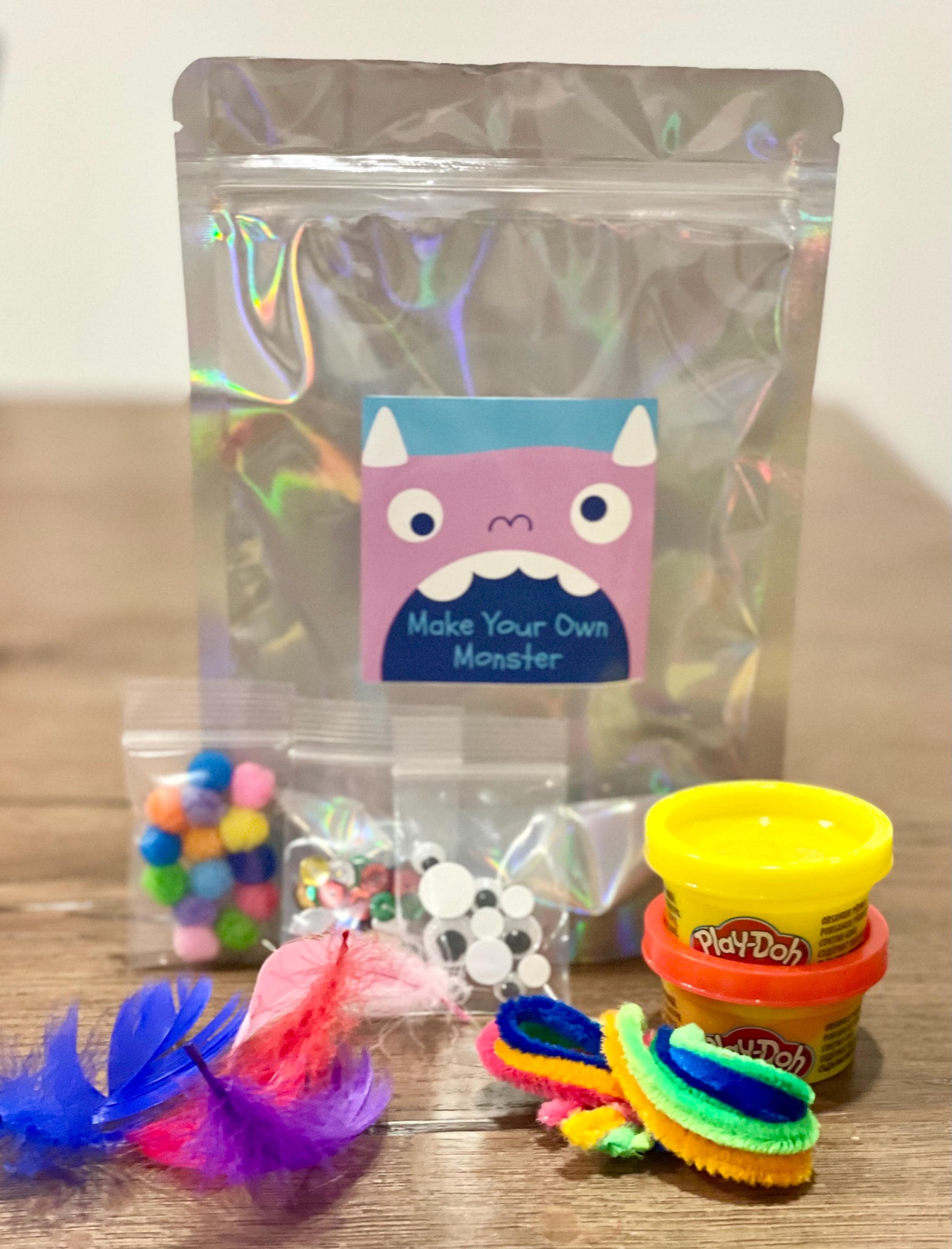 Personalized Make Your Own Monster Kit: Party Favor Treat Bag - Etsy