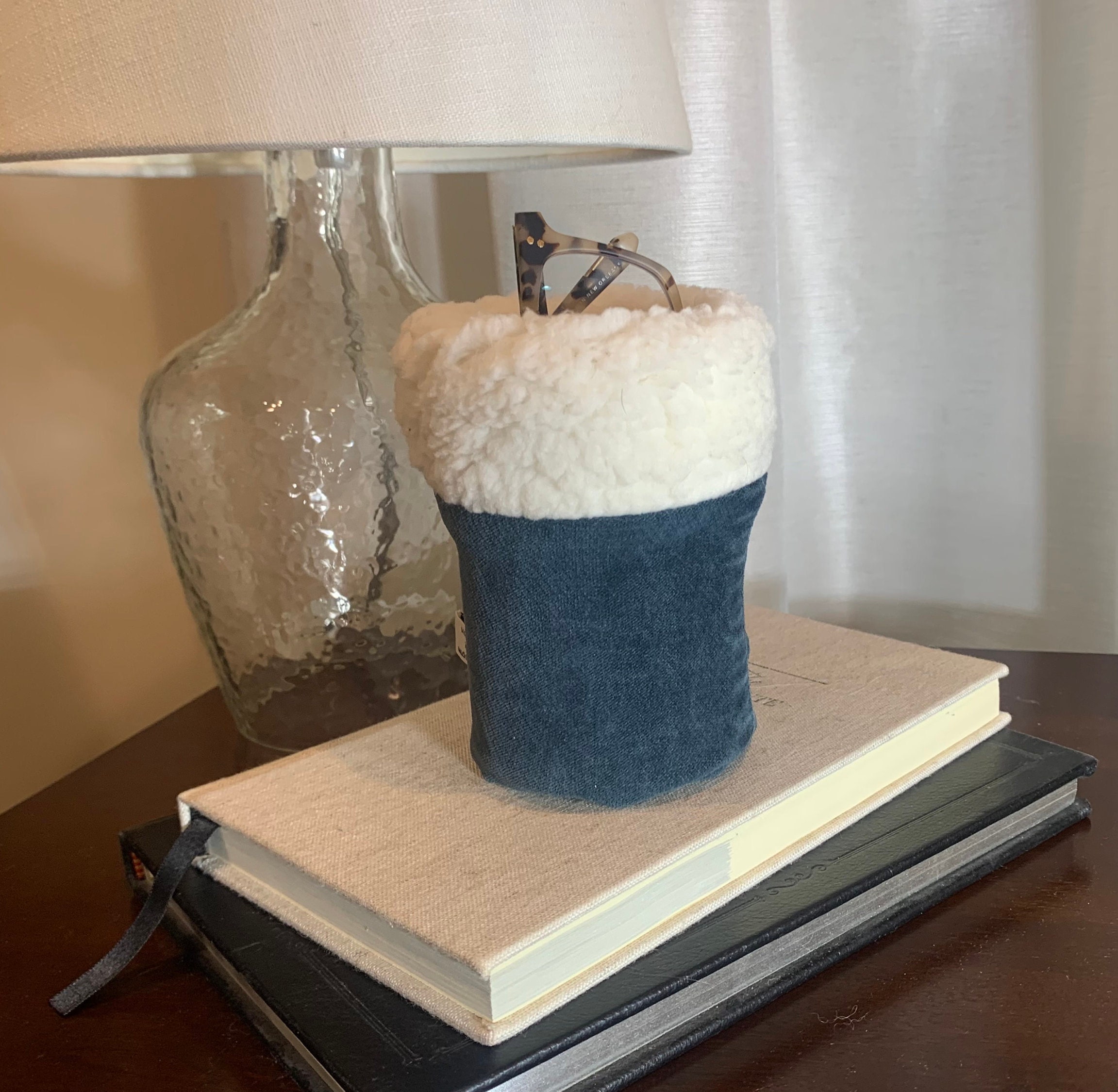 Eyeglass Caddy, Sunglass Holder, Use on Nightstand or in Car Cupholder ...