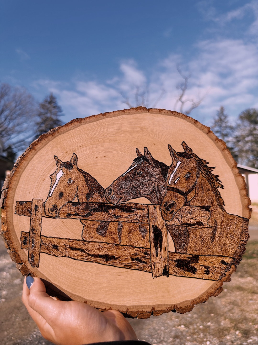 Wood Burned Art - Etsy