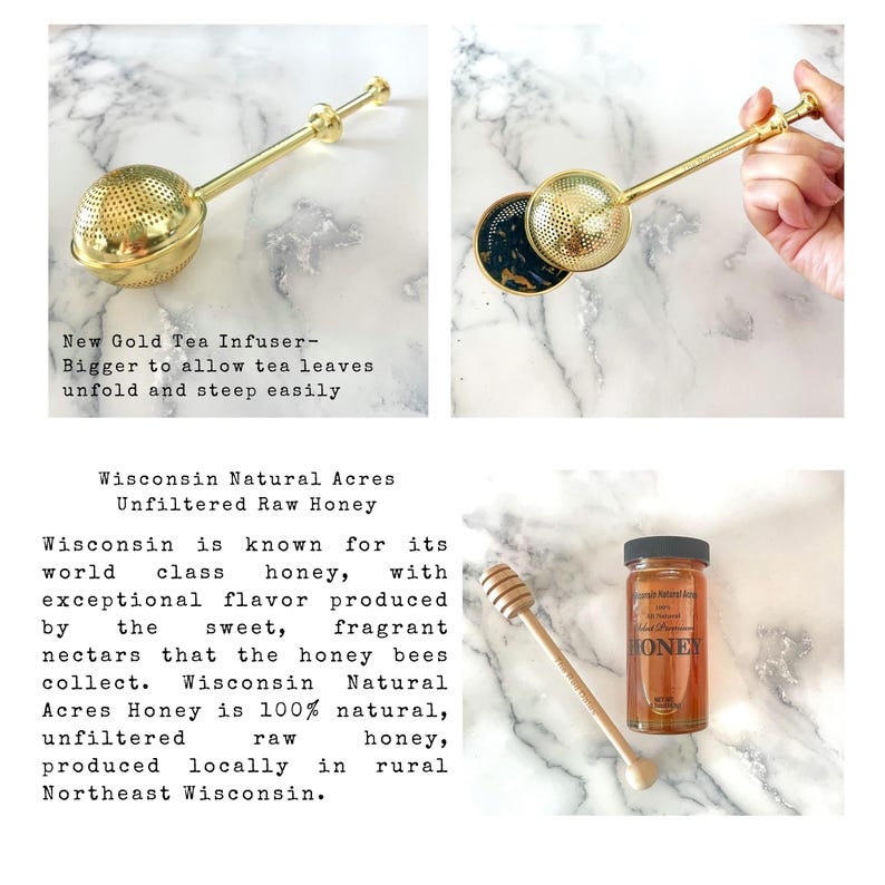 Tea Gift Box for Men Who Have Everything | Honey, Infuser, Personalized ...