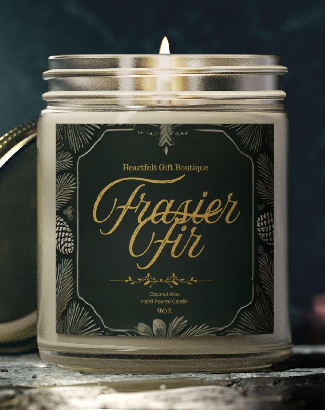Frasier Fir Candle Luxury Scented Candle Cozy Home Decor Gift for Her ...