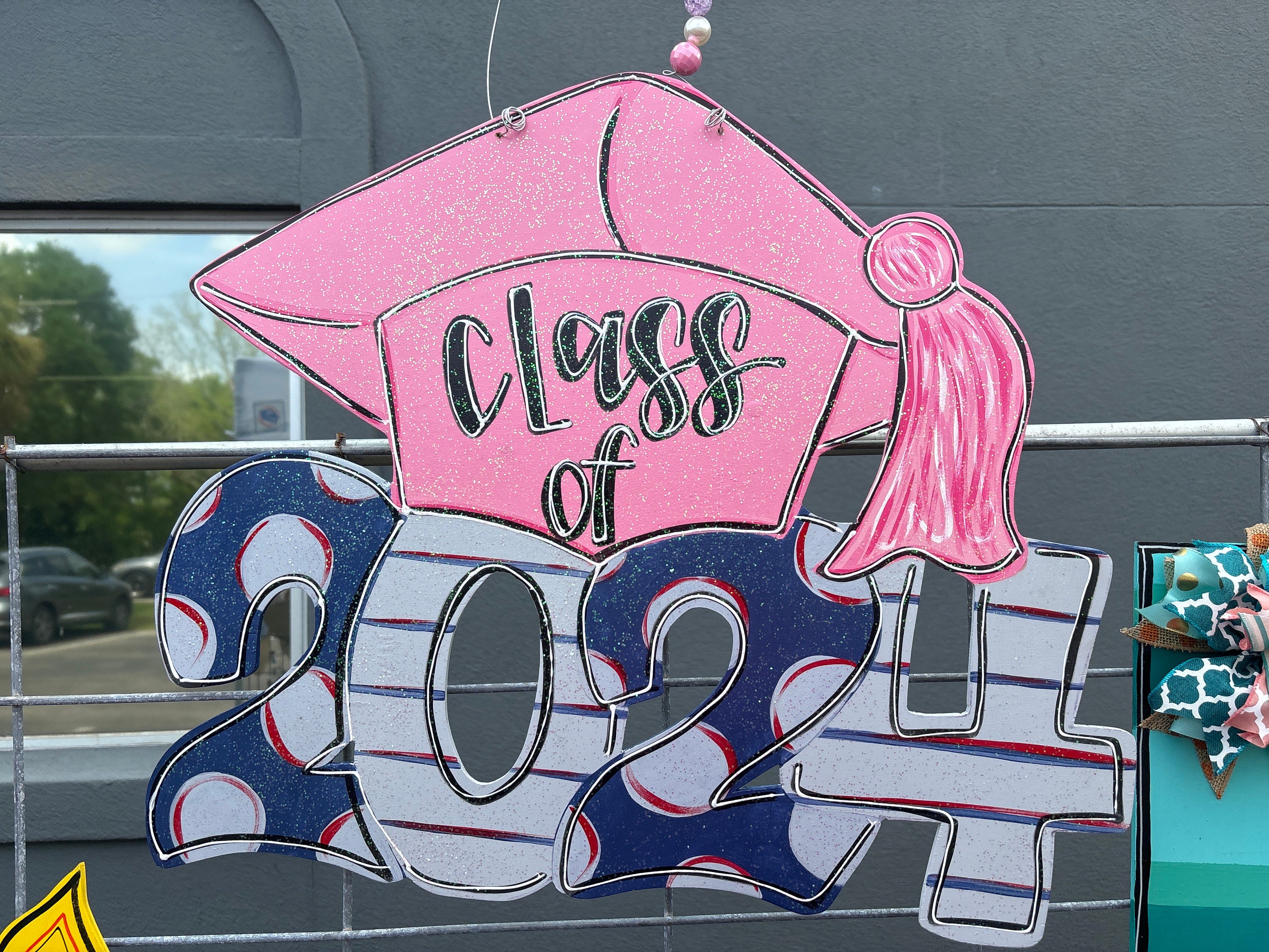 Graduation Cap Door Hanger, Class of Door Hanger - Etsy