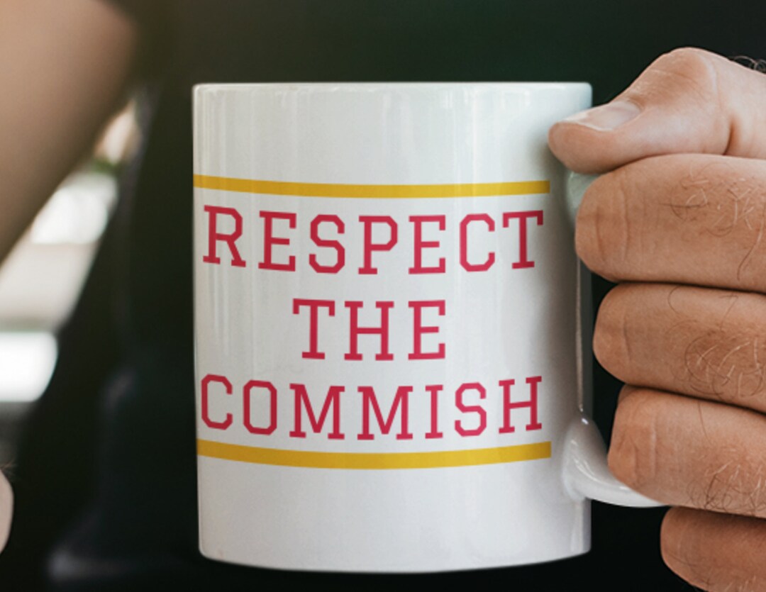 Kansas City Team Colors Respect the Commish Mug Fantasy Football Coffee ...
