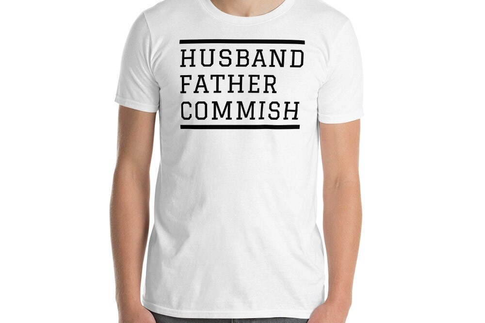 Husband Father Commish, Funny Fantasy Football T-shirt, Gift for Dad ...