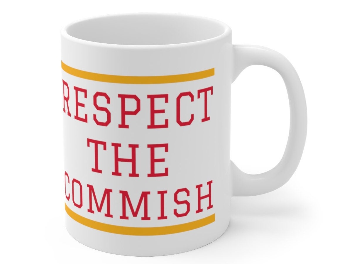 Kansas City Team Colors Respect the Commish Mug Fantasy - Etsy