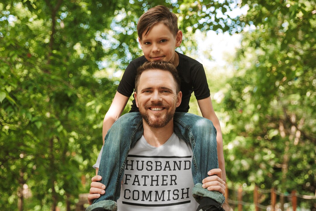Husband Father Commish, Funny Fantasy Football T-shirt, Gift for Dad ...