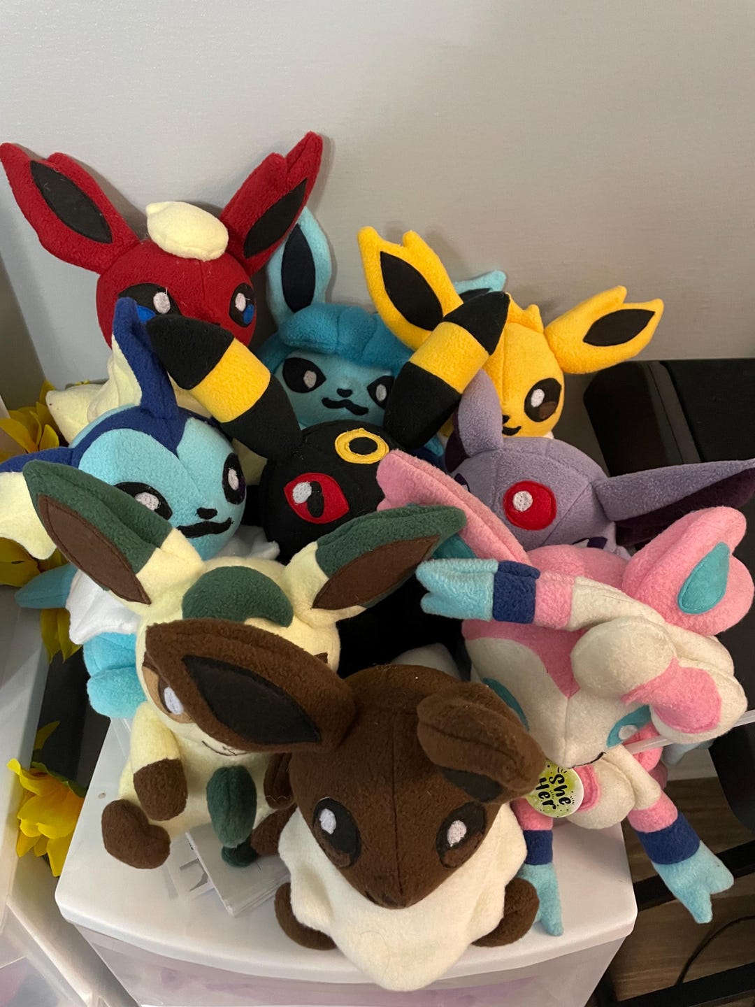 Handmade Made to Order Plush Evolutions!!! (pick Element Type!) - Etsy