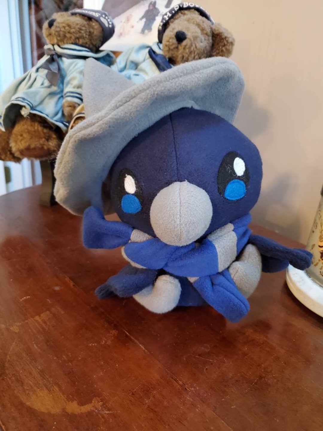 Handmade Plush Raven W/hat and Scarf: Personalize Colors! - Etsy