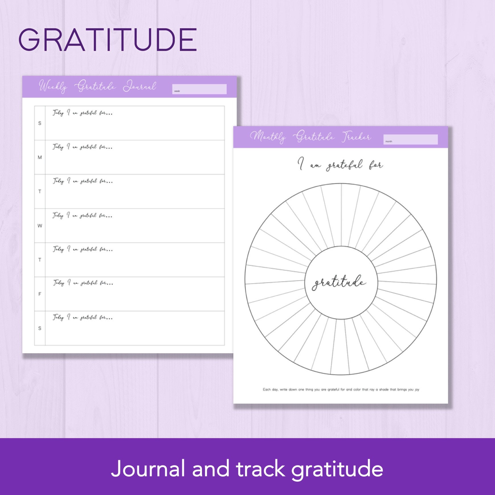 PRINTABLE Fitness Planner, Workout Planner, Weight Loss Tracker, Meal ...