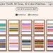 Taylor Swift Full Collection / Color Palettes for Each Era / Printable ...
