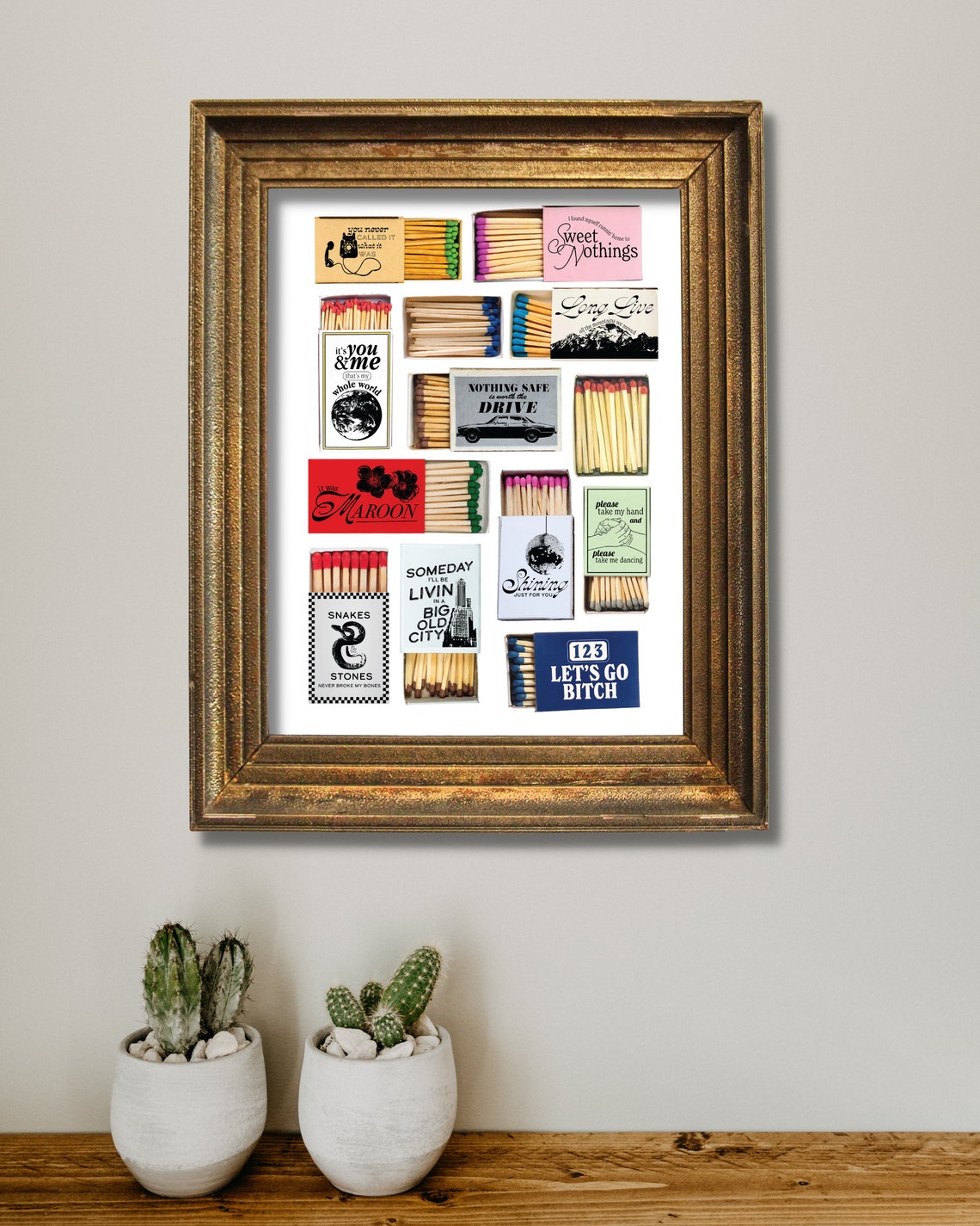 Taylor Swift Themed Matchbox Collection Design Art / in Color - Etsy