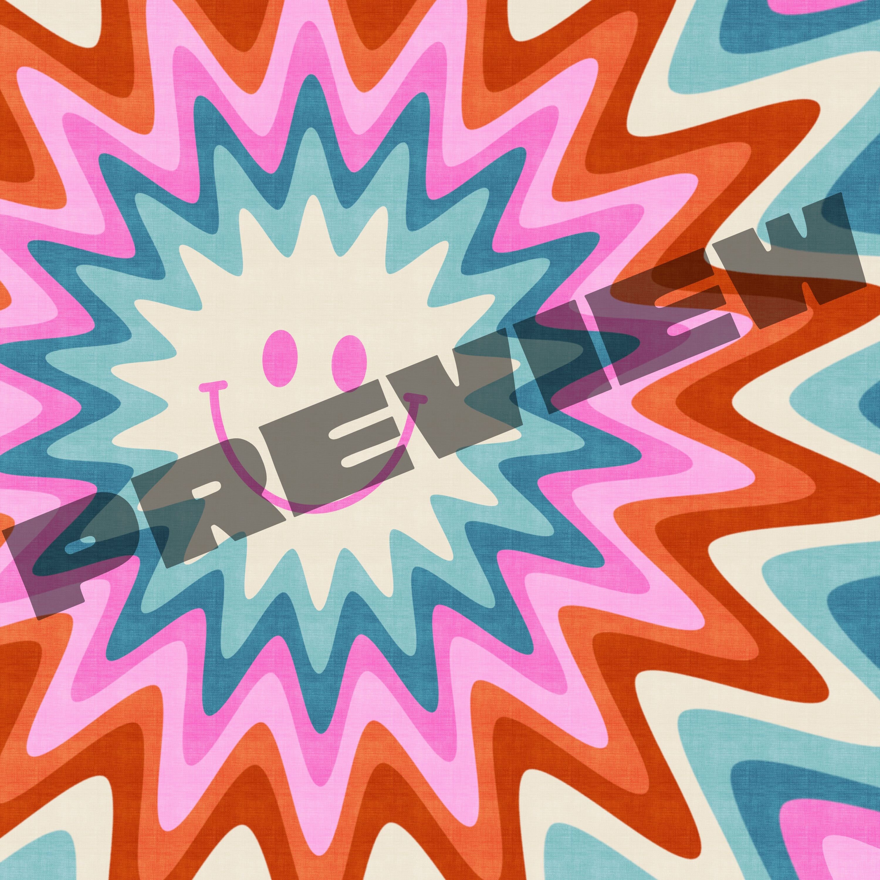 DIGITAL DOWNLOAD Bursting Sunshine Retro Design - Etsy