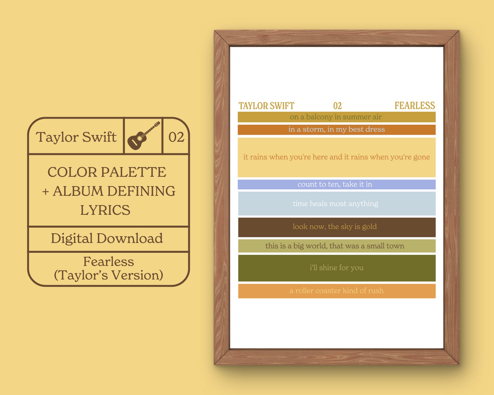 Taylor Swift Fearless Color Palette Taylor Swift Fan Art Color Scheme ...