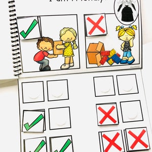 ASL Adapted Books Positive Behavior I Am Friendly - Etsy