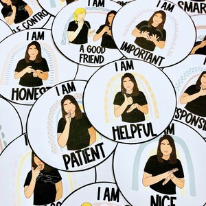 ASL Positive Affirmations for Kids - Etsy