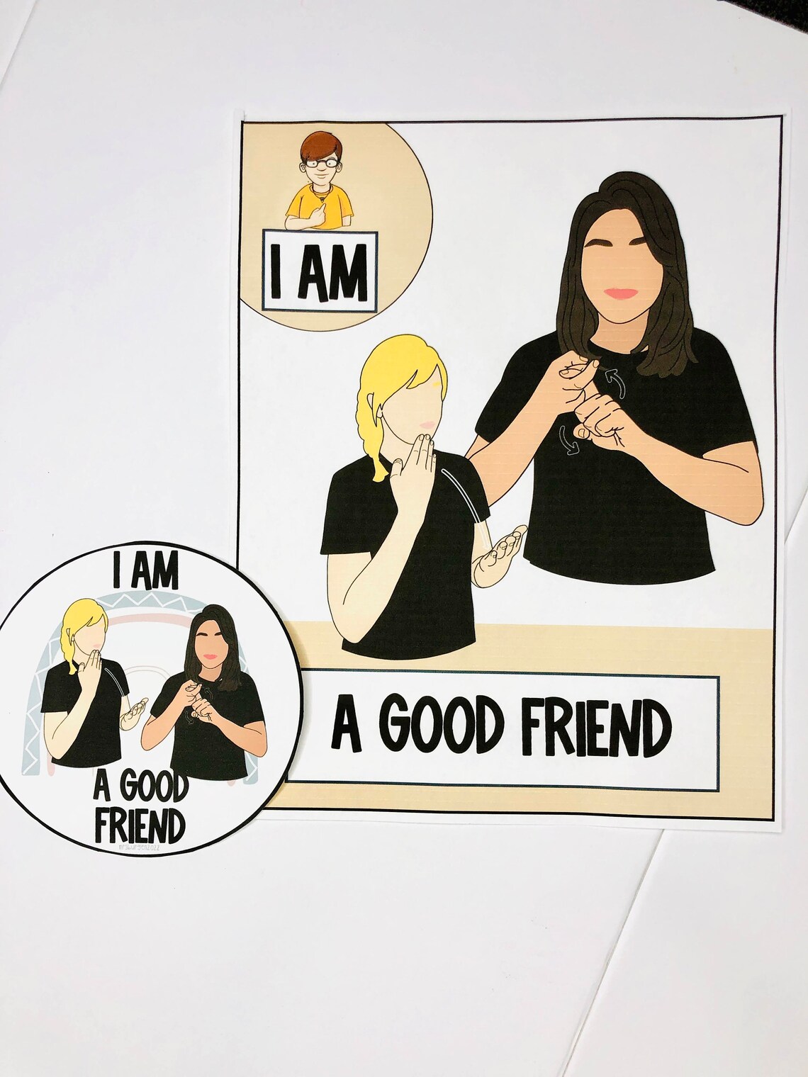 ASL Positive Affirmations for Kids - Etsy