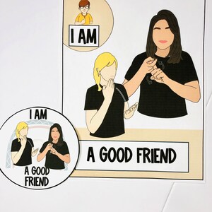 ASL Positive Affirmations for Kids - Etsy