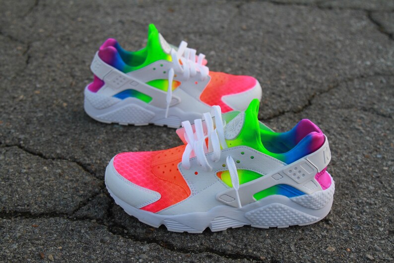 Custom Rainbow Huarache - Etsy