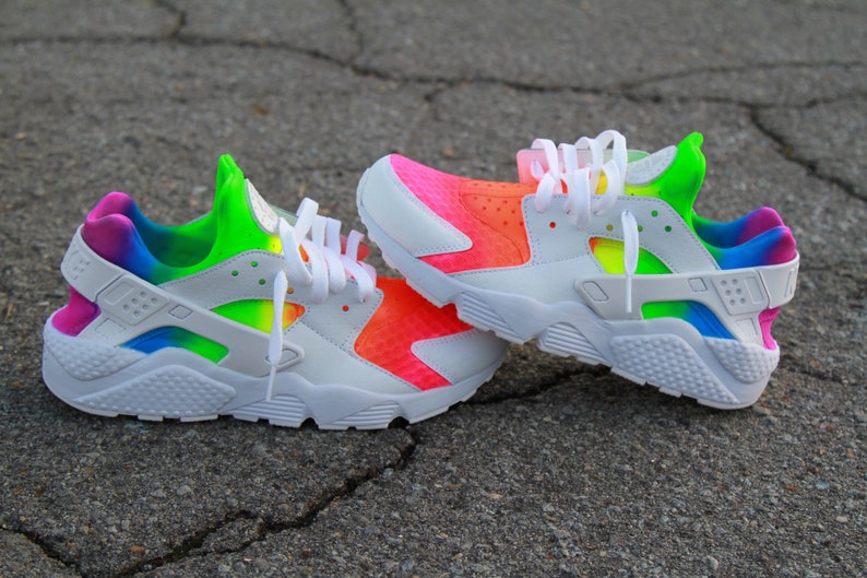 Custom Rainbow Huarache - Etsy