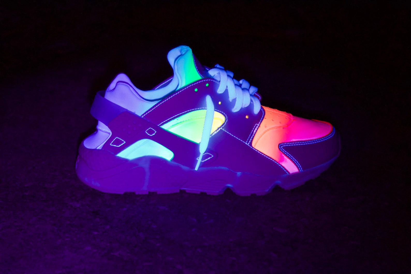 Custom Rainbow Huarache - Etsy