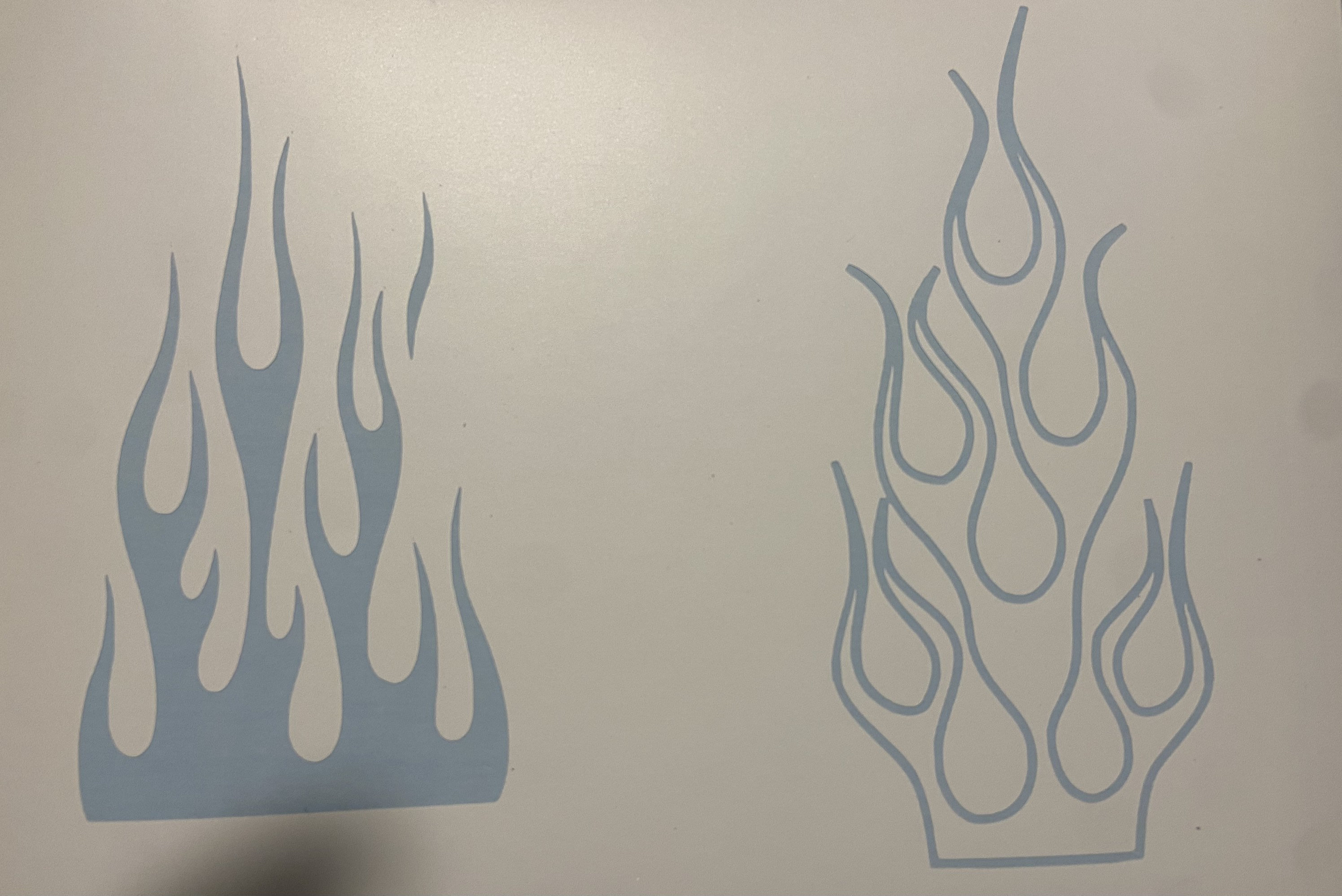 Flame Vinyl Stencil - Etsy