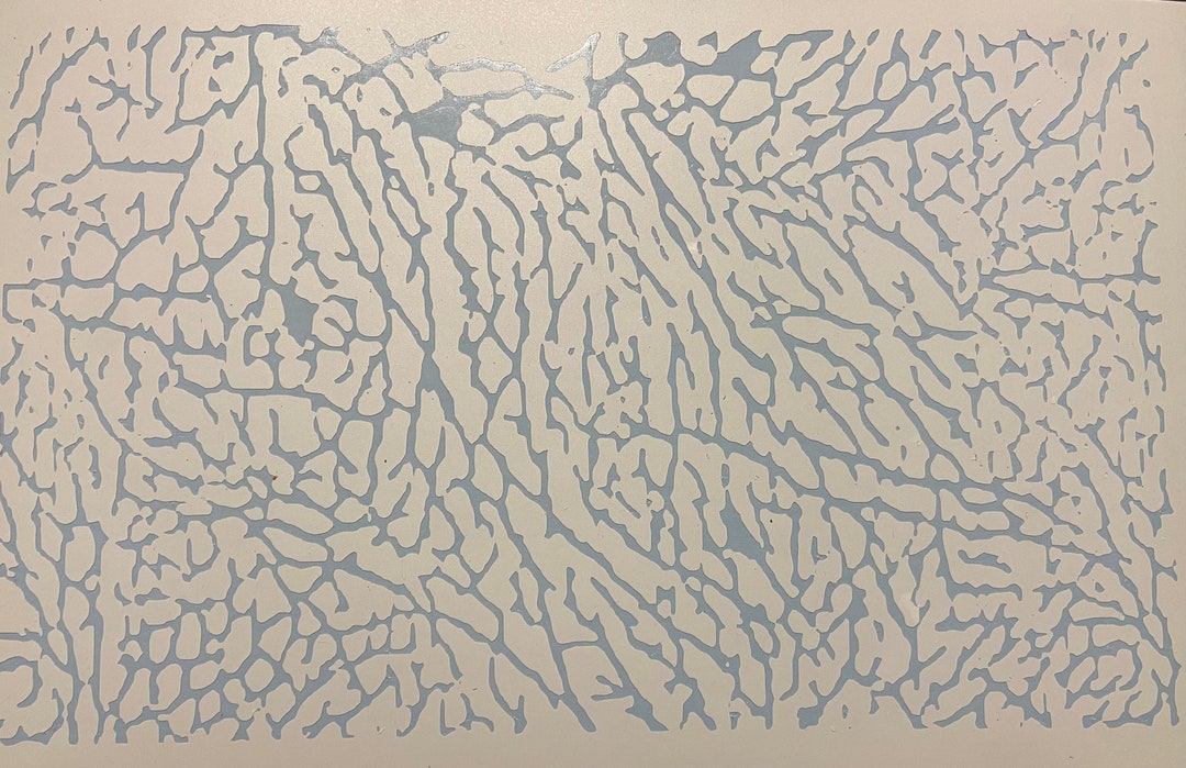 Elephant Print Vinyl Stencil - Etsy