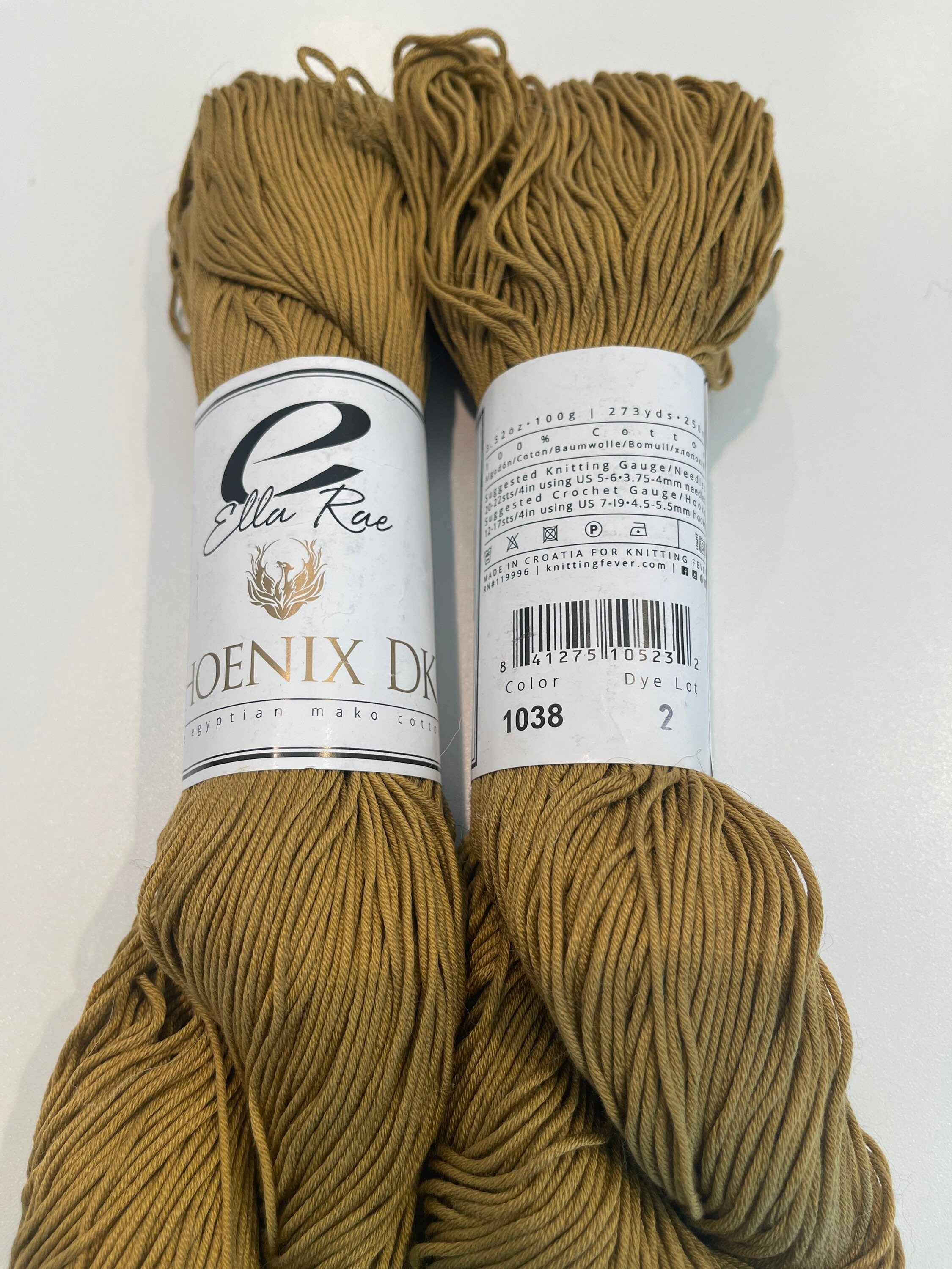 Ella Rae Phoenix DK Pure Egyptian Mako Cotton Yarn - Etsy