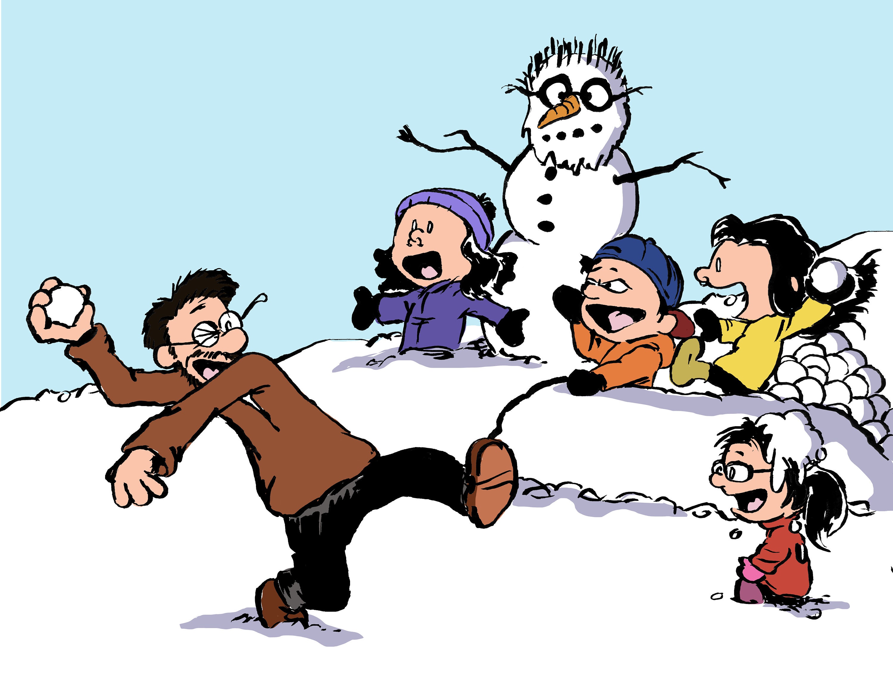 Calvin And Hobbes Snowball