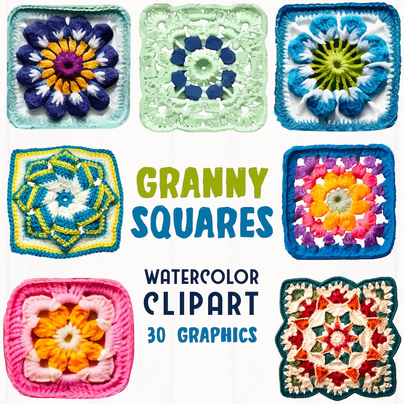 Granny Square - Etsy