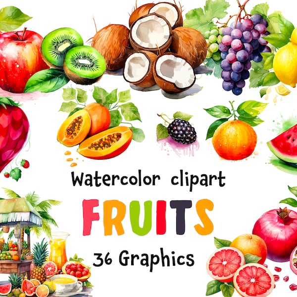 Healthy Food Clipart - Etsy