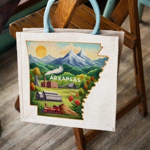 Arkansas State Watercolor Clipart: Map With Landmarks (SVG & PNG) - Etsy