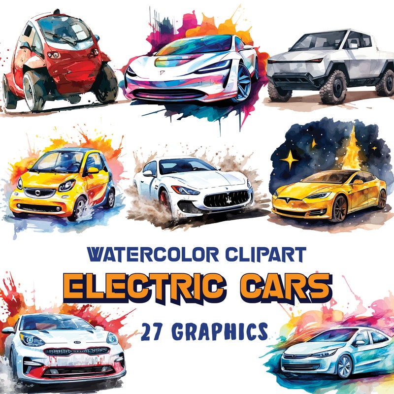 Electric Car Svg - Etsy