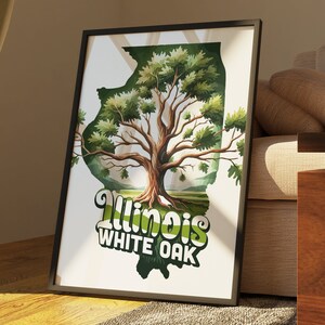 All 50 USA States Famous Trees Watercolor Clipart, Iconic Official ...