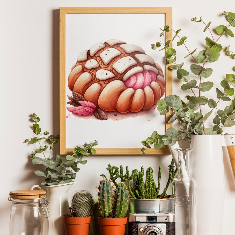 Mexican Conchas Watercolor Clipart: Pan Dulce Designs (33 PNG, SVG) - Etsy