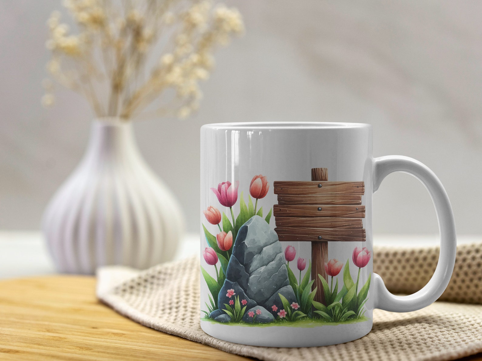 Wooden Signs Watercolor Clipart, Wooden Sign Post Arrows Stone Sign ...