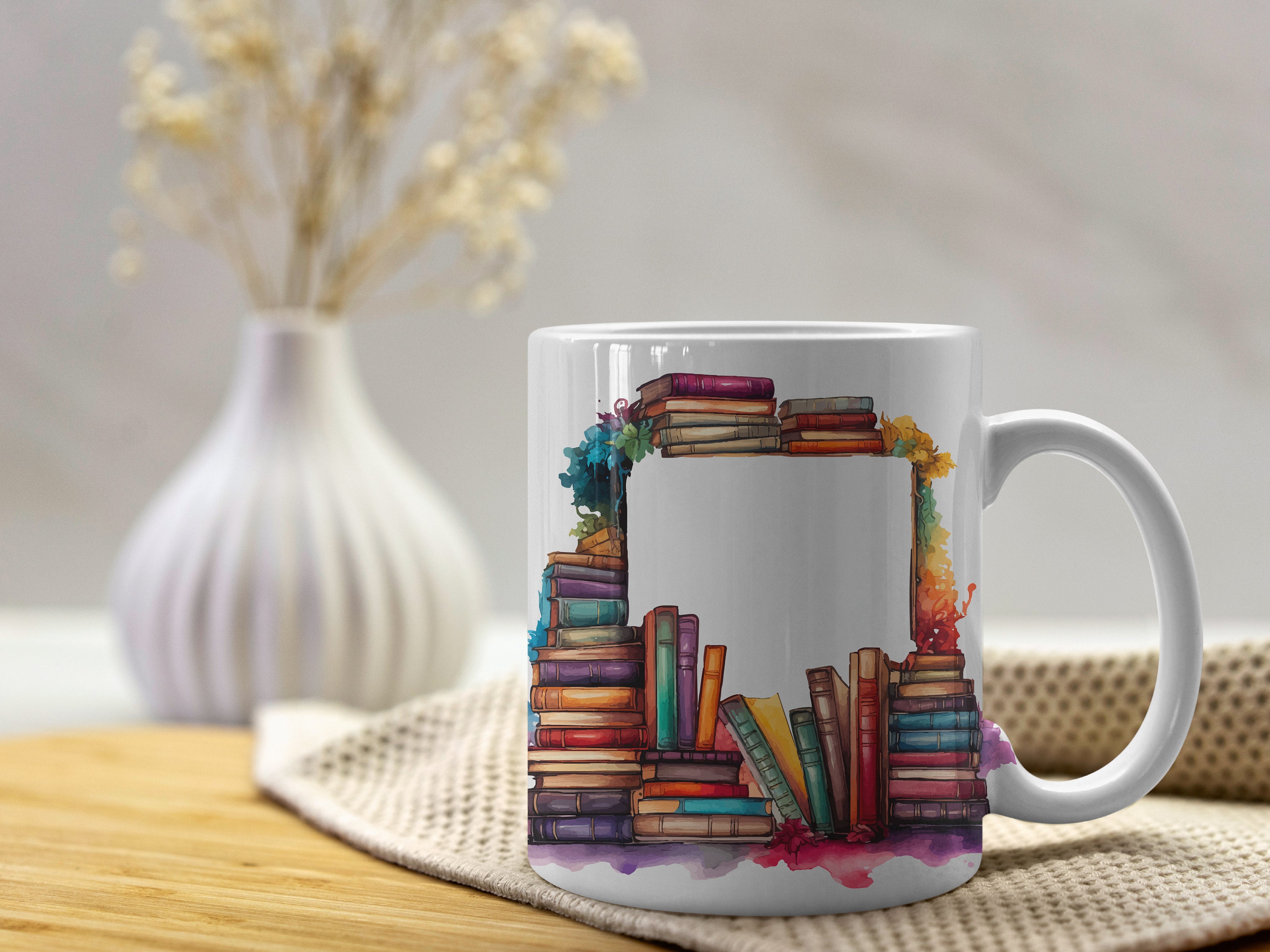 Book Frames Watercolor Clipart, Frame Element, Book Shelf, Education ...