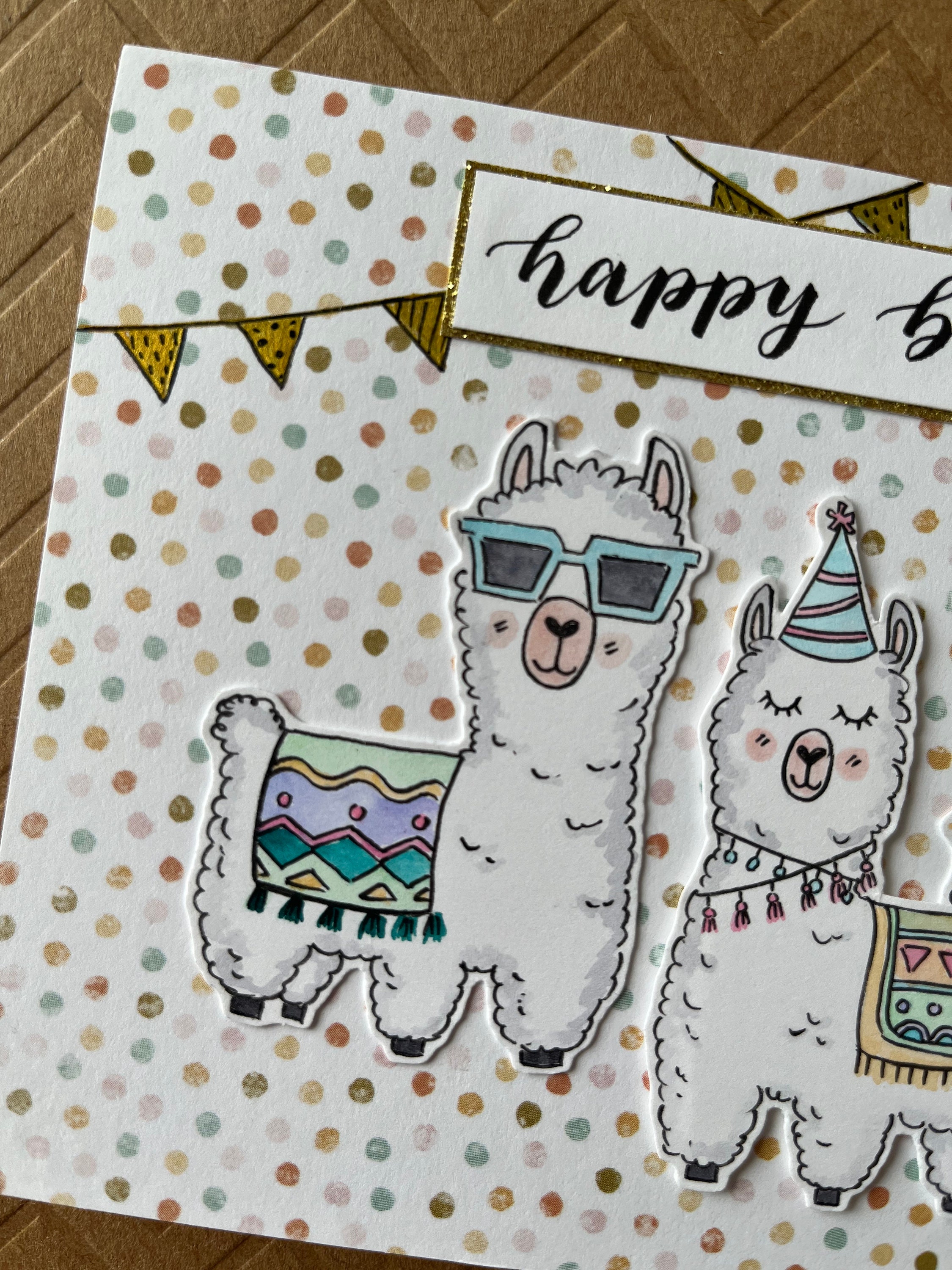 Llama Birthday Card Sound the A-llama Its Time to Celebrate | Etsy