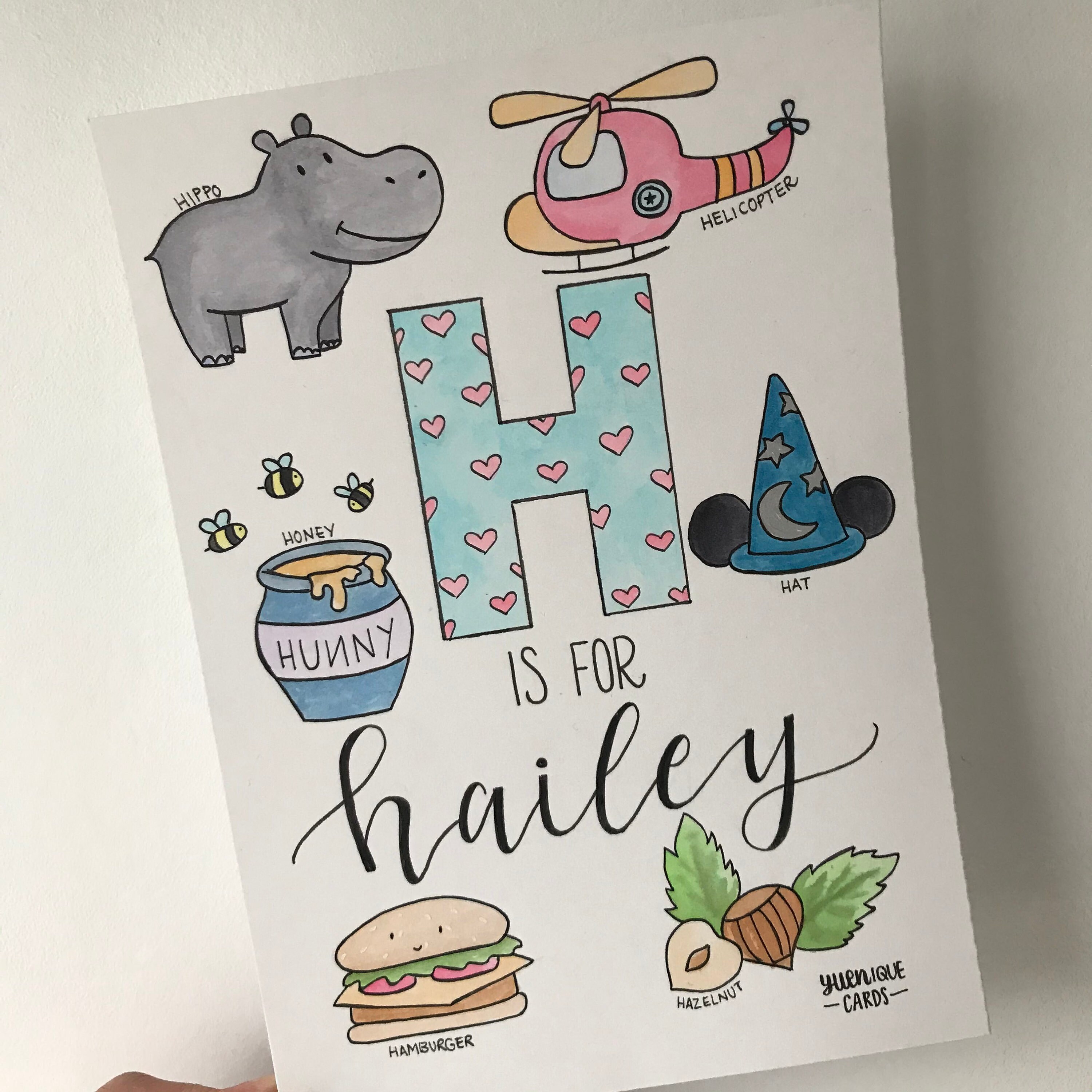 Personalized Baby Name Art Custom Baby Name Print Nursery | Etsy