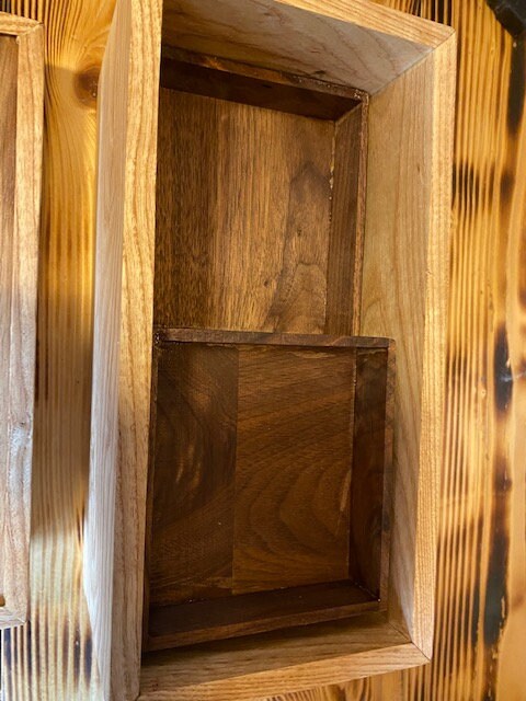 Wooden Box With Compartments - Etsy