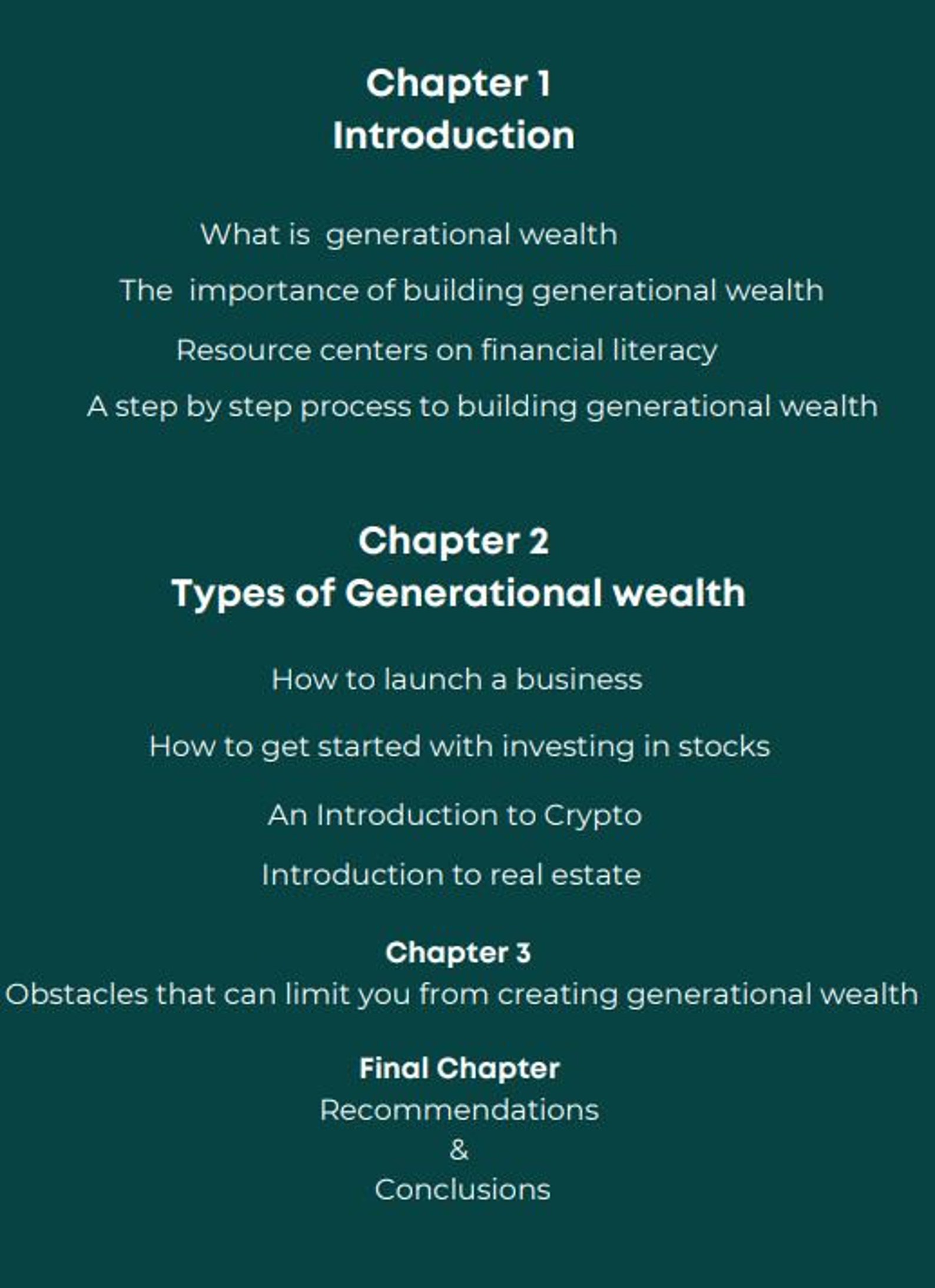 Generational Wealth How to Build Everlasting Wealth for You and Your ...