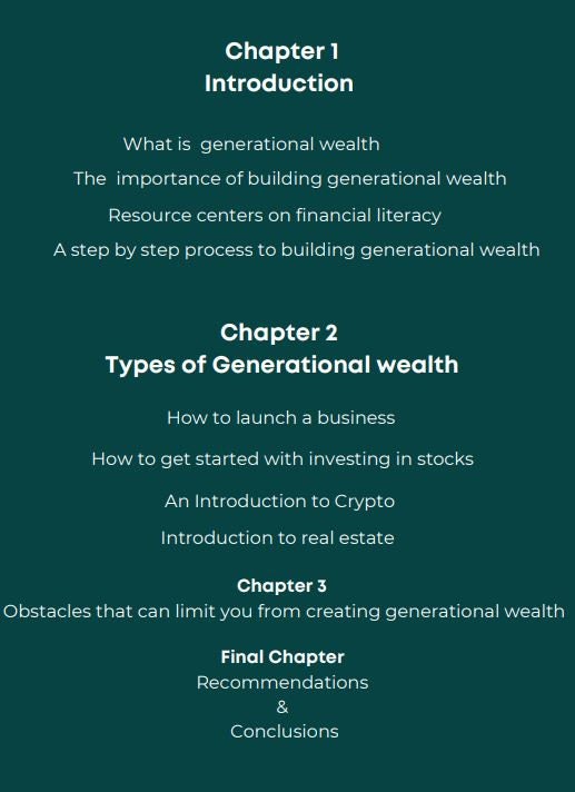 Generational Wealth How to Build Everlasting Wealth for You and Your ...